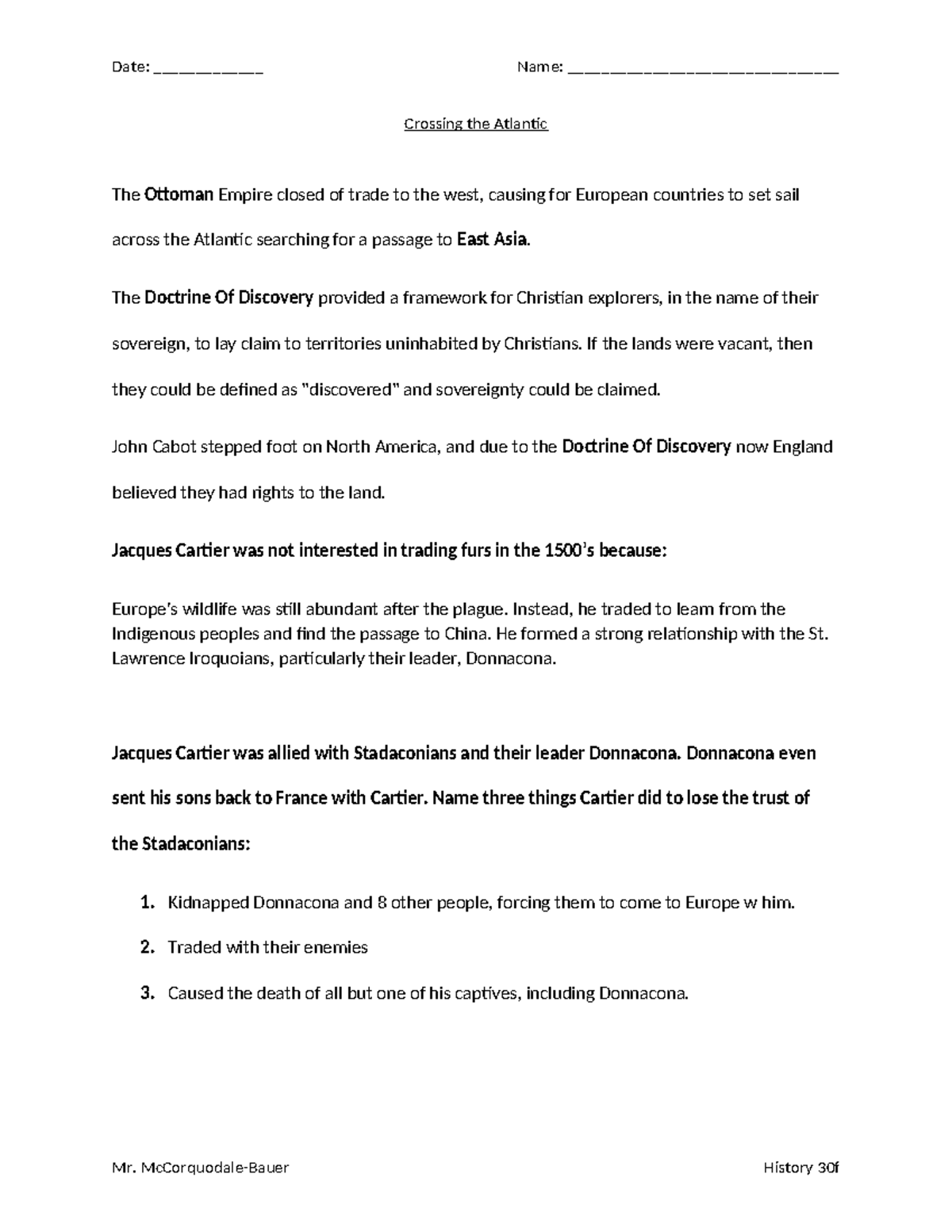 European Explorers Notes (Mr. History 30f) - Studocu