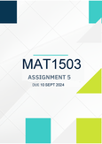 MAT1503 - Unisa - Linear Algebra - Studocu