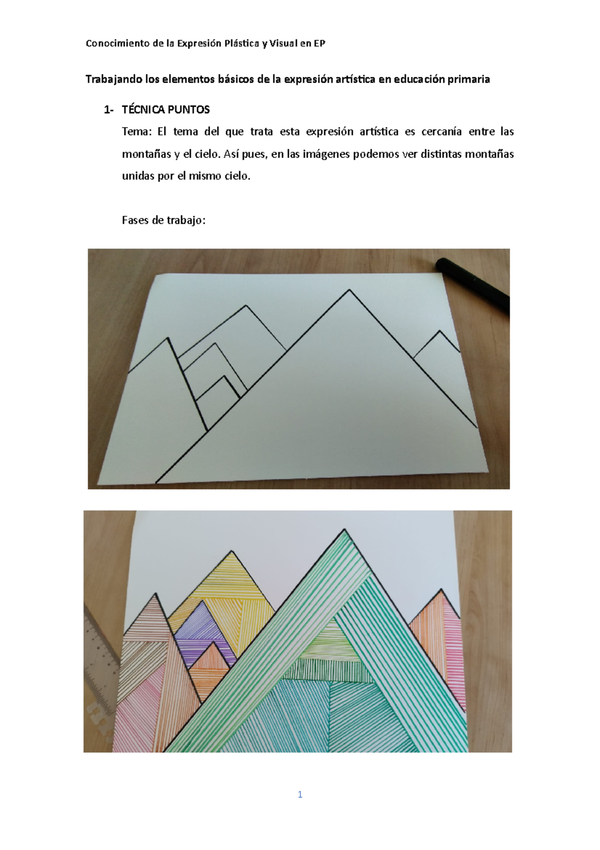 Elementos Básicos de la Expresión Artística en Educación Primaria - Studocu