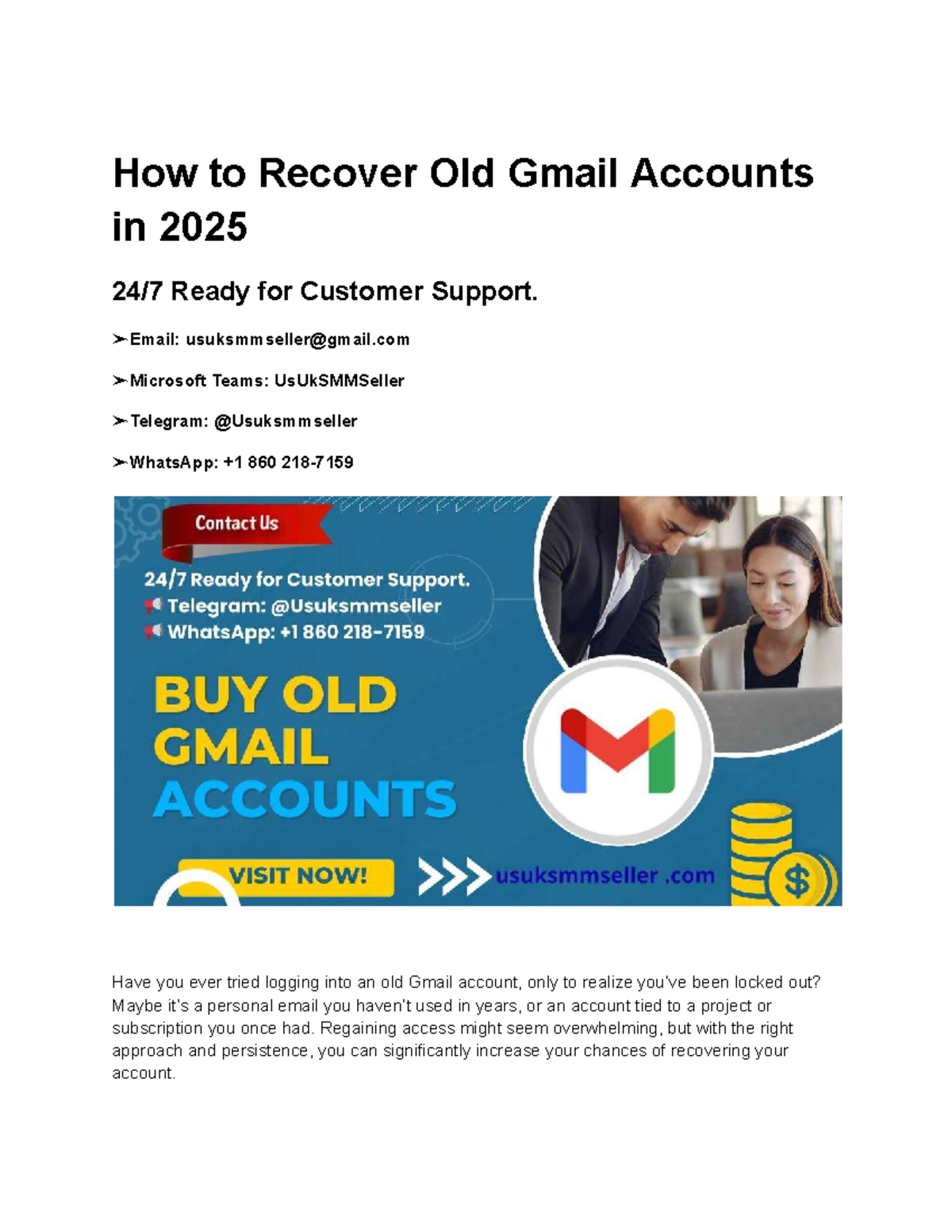 How to Recover Old Gmail Accounts in 2025: A Complete Guide - Studocu