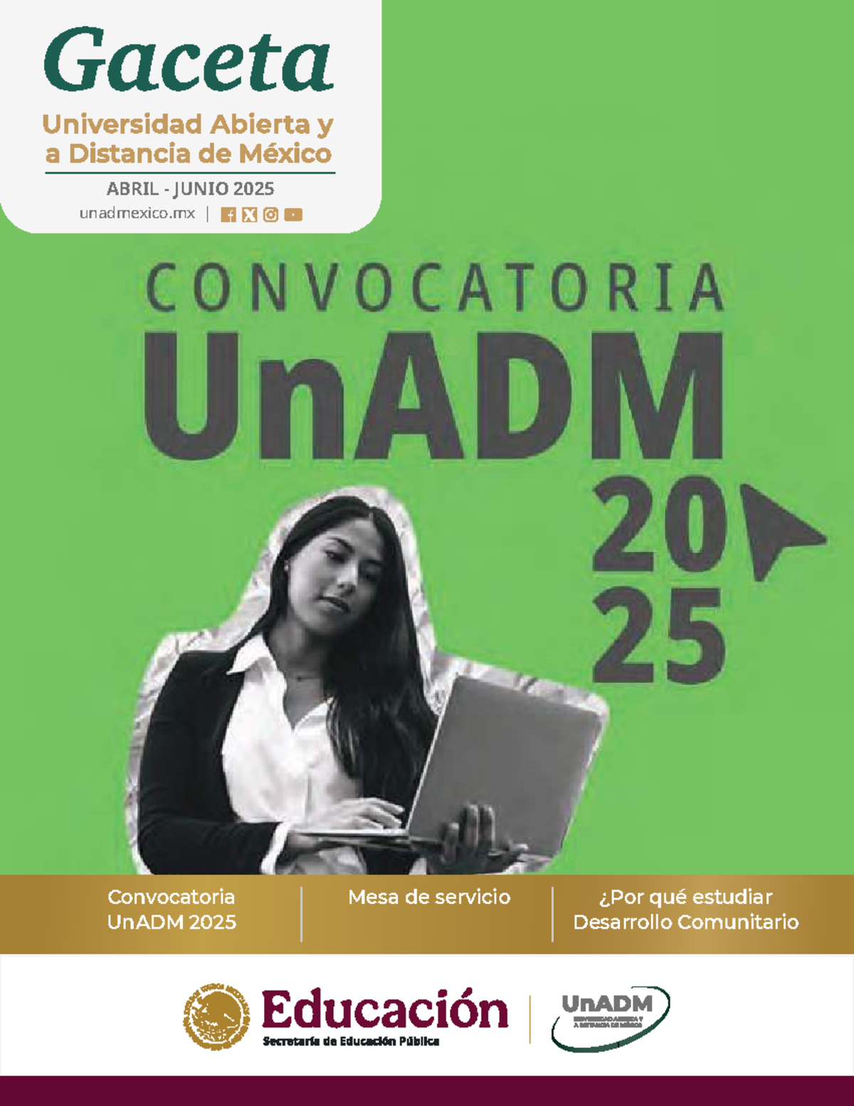 Convocatoria UnADM 2025: Proceso de Admisión y Requisitos - Studocu