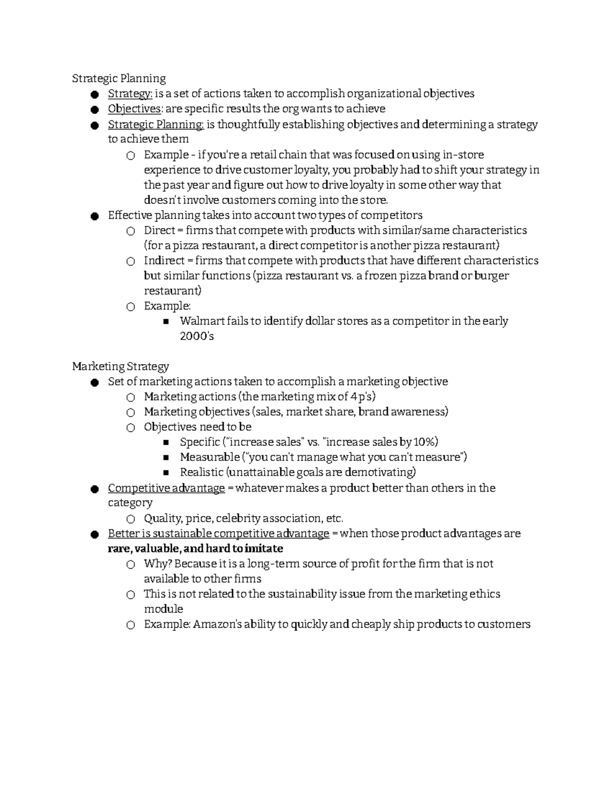 Module 4 - Effective Marketing Strategies and Planning Insights - Studocu