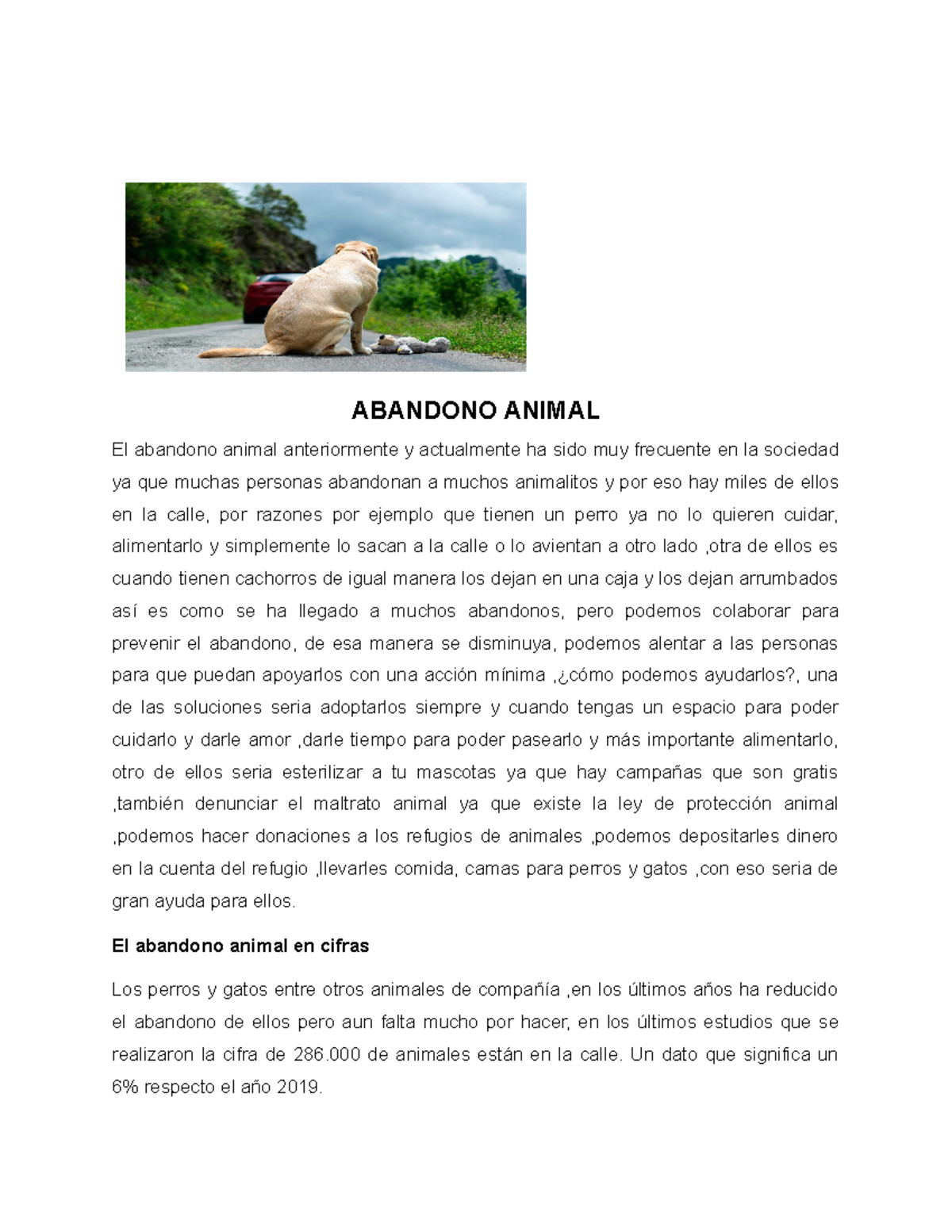 Ensayo Descriptivo Sobre Los Perros