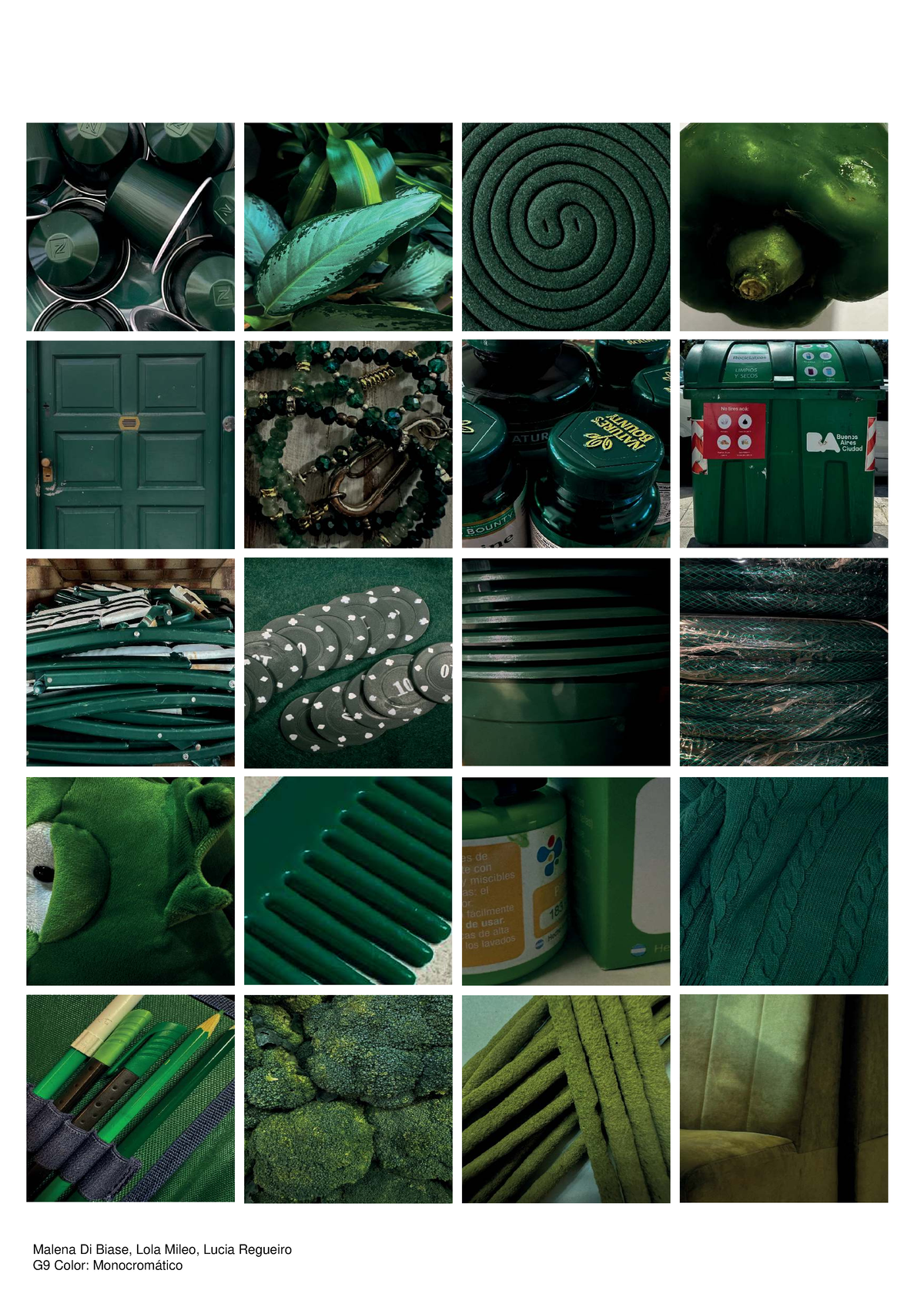 Dump Color Verde Final - Trabajo practico en grupo, donde en tres ...