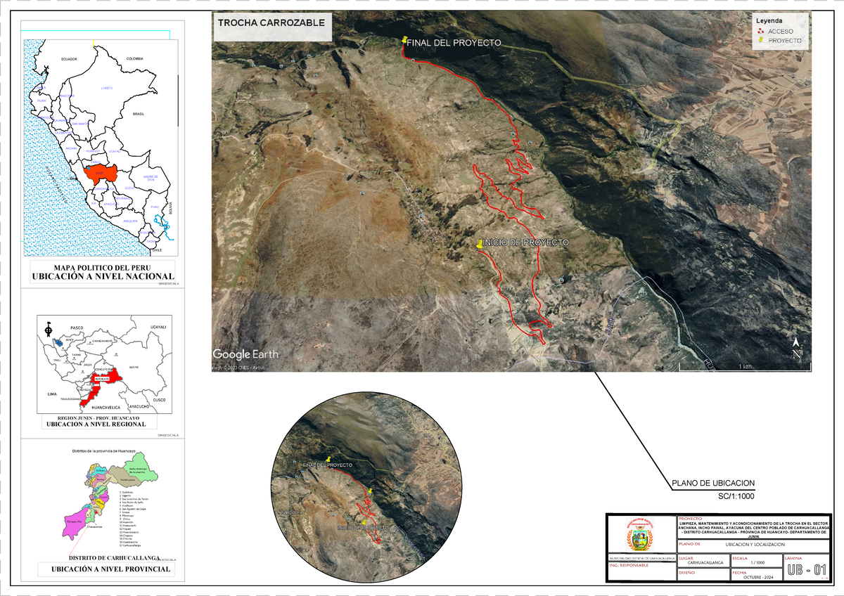 01- Mapa Político y Plano de Ubicación - Huancayo, La Libertad - Studocu