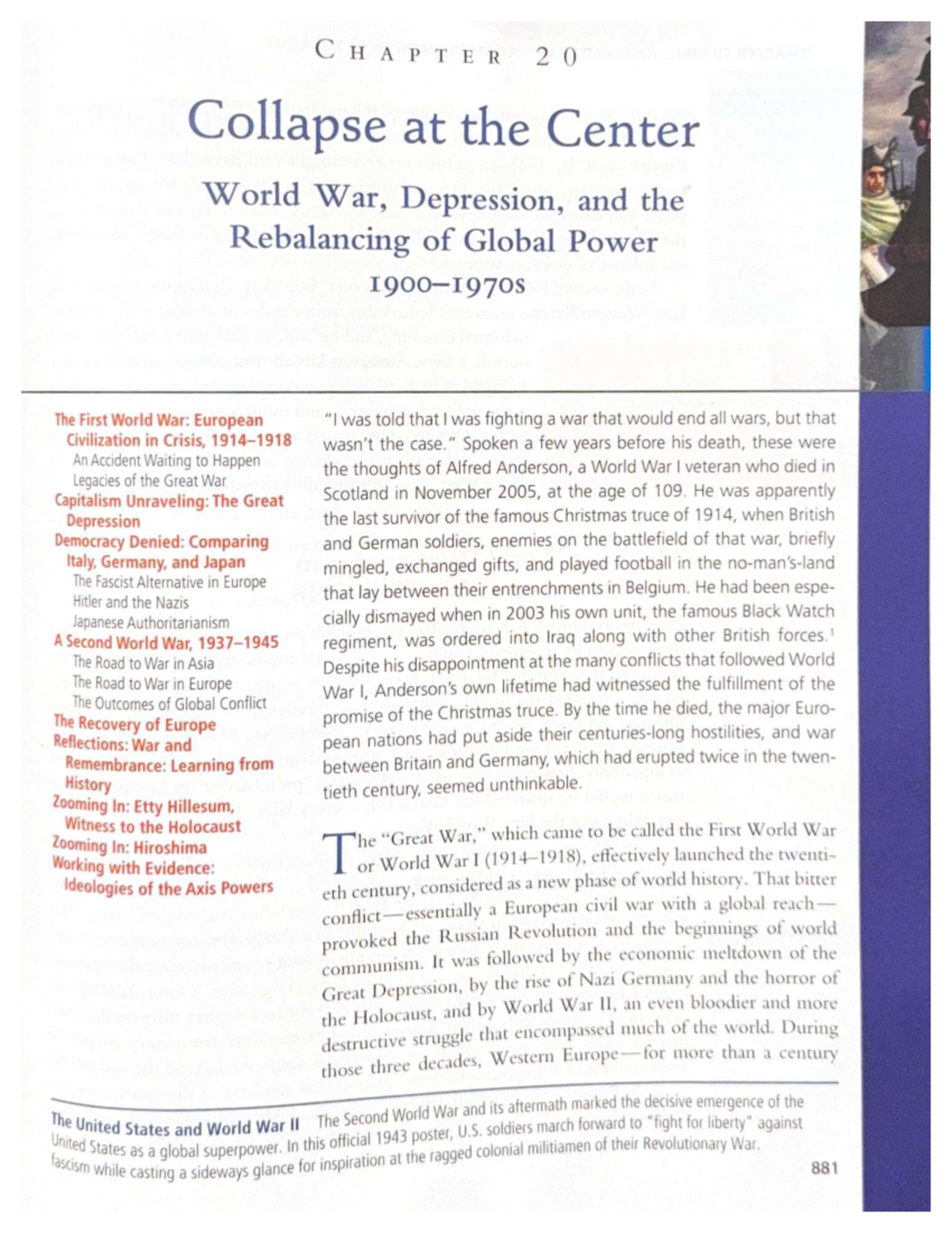 AP World History: Chapter 20 - Collapse at the Center: WWI, Great ...