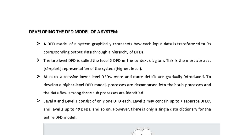 SE UNIT III Notes: Understanding Data Flow Diagrams (DFDs) - Studocu