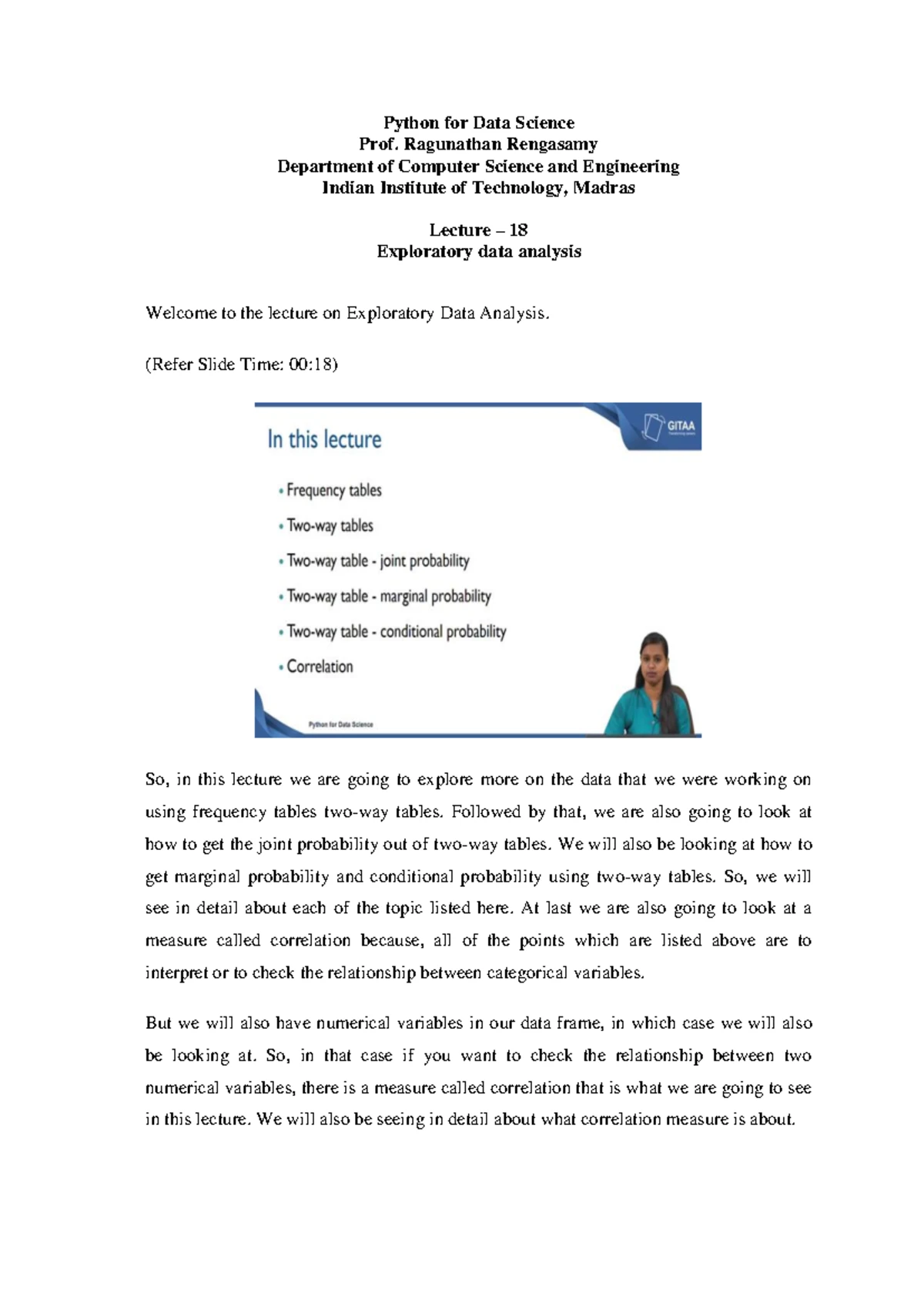 Python for Data Science (CSE) - Lecture 20: Data Visualization II - Studocu