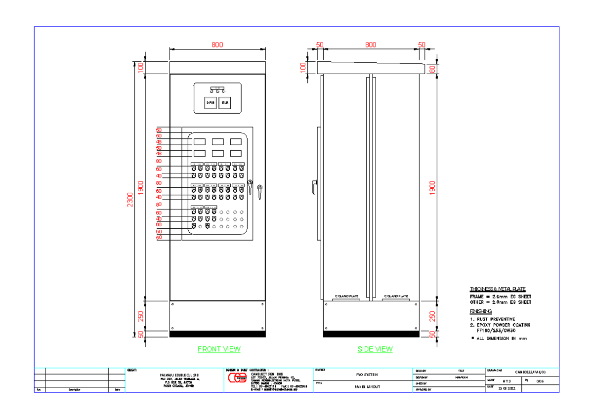 FVO Panel Schematic (Latest Update: 18.10.2023) - Project: Palmaju ...