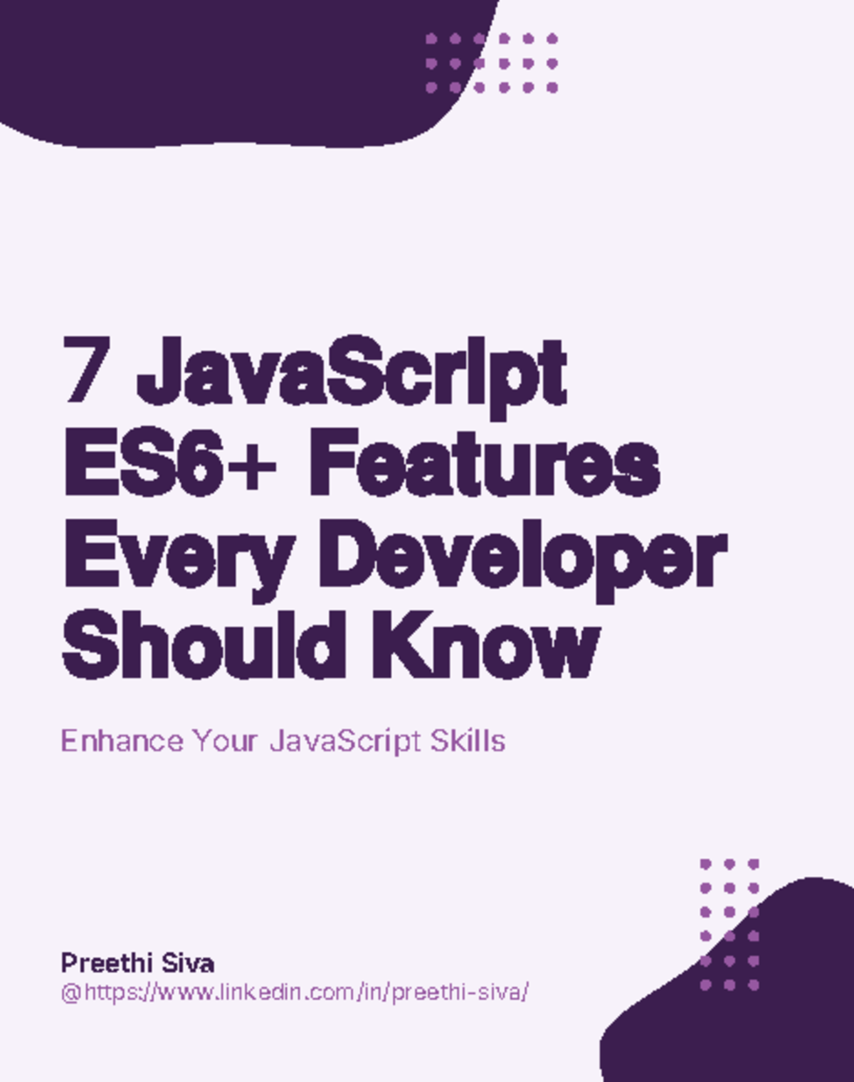 7 𝗝𝗮𝘃𝗮𝗦𝗰𝗿𝗶𝗽𝘁 𝗘𝗦𝟲+ 𝗙𝗲𝗮𝘁𝘂𝗿𝗲𝘀 𝗘𝘃𝗲𝗿𝘆 𝗗𝗲𝘃𝗲𝗹𝗼𝗽𝗲𝗿 𝗦𝗵𝗼𝘂𝗹𝗱 𝗞𝗻𝗼𝘄 (2) - 7 𝗝𝗮𝘃𝗮𝗦𝗰𝗿𝗶𝗽𝘁 𝗘𝗦𝟲+ 𝗙𝗲𝗮𝘁𝘂𝗿𝗲𝘀 𝗘𝘃𝗲𝗿𝘆 ...