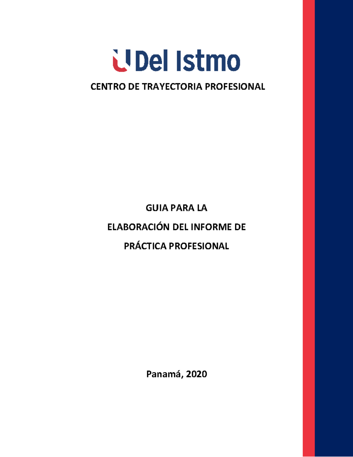 Guía Informe de Práctica Profesional Rev CC - GUIA PARA LA ELABORACI”N DEL INFORME DE PR¡CTICA ...