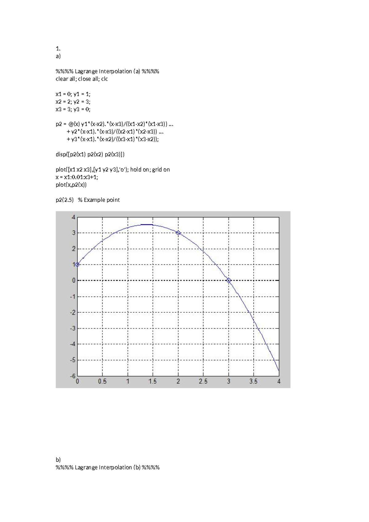 Interpolation Techniques: Lagrange & Newton Methods (MATH 101) - Studocu