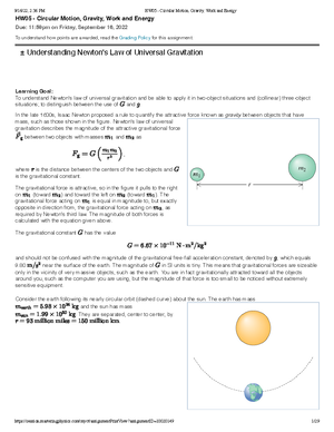 [Solved] HW04 Newtons Laws of Motions Static Friction and Frictional Force - Physics (PHY 111 ...