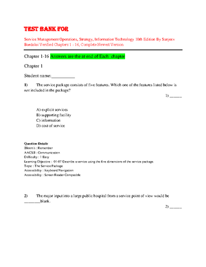 Test Bank: Anatomy & Physiology - The Unity of Form & Function, 10th Ed ...