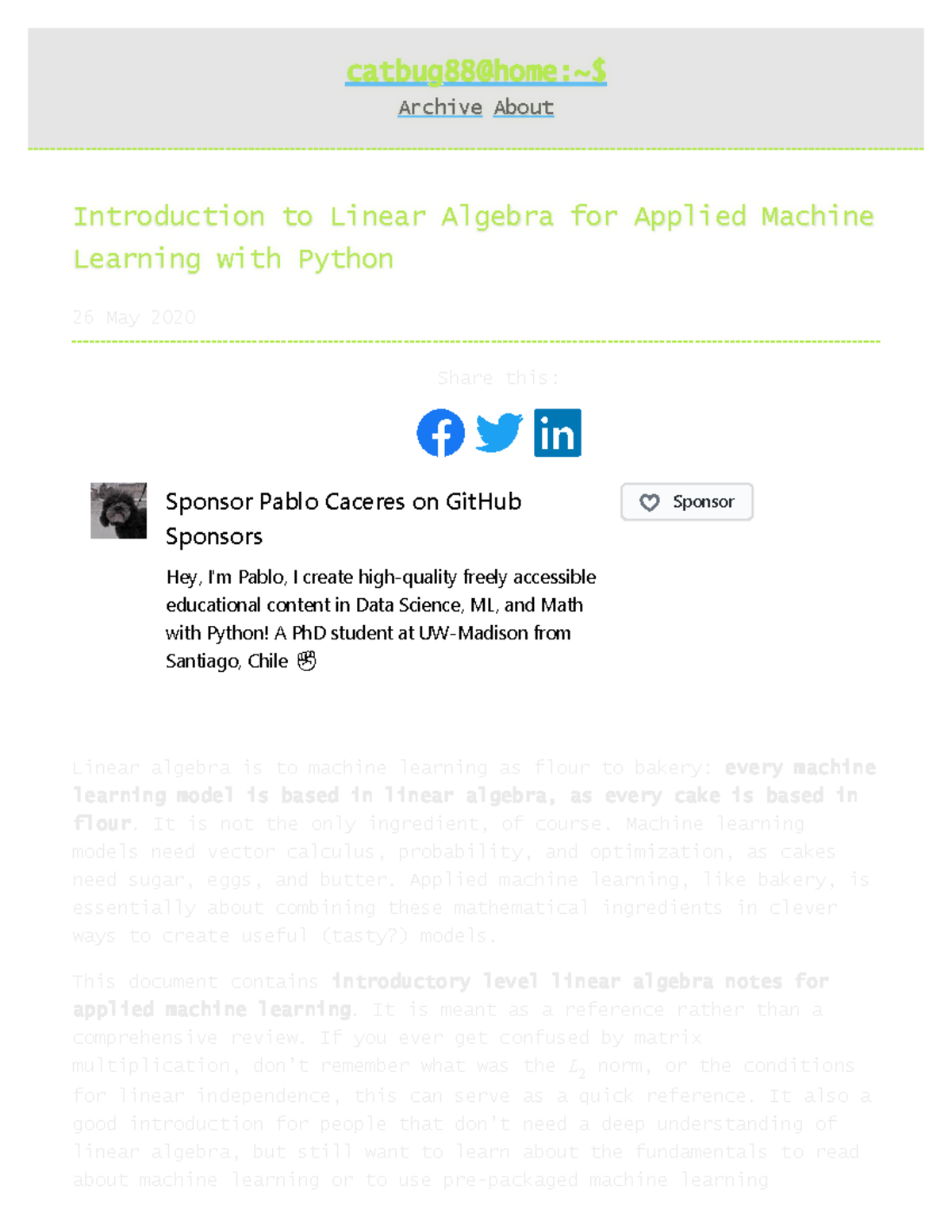 Introduction to Linear Algebra for Applied Machine Learning with Python ...