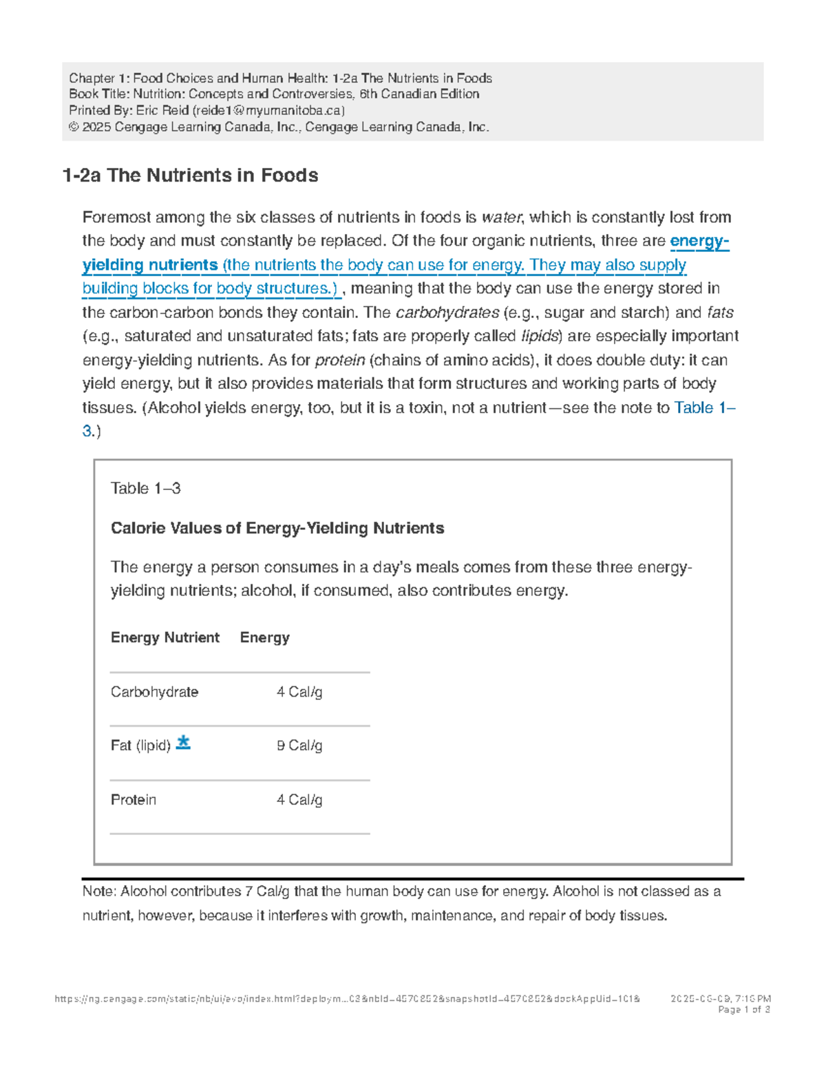 Chapter 1: Nutritional Concepts on Nutrients in Foods (NUTR 101) - Studocu
