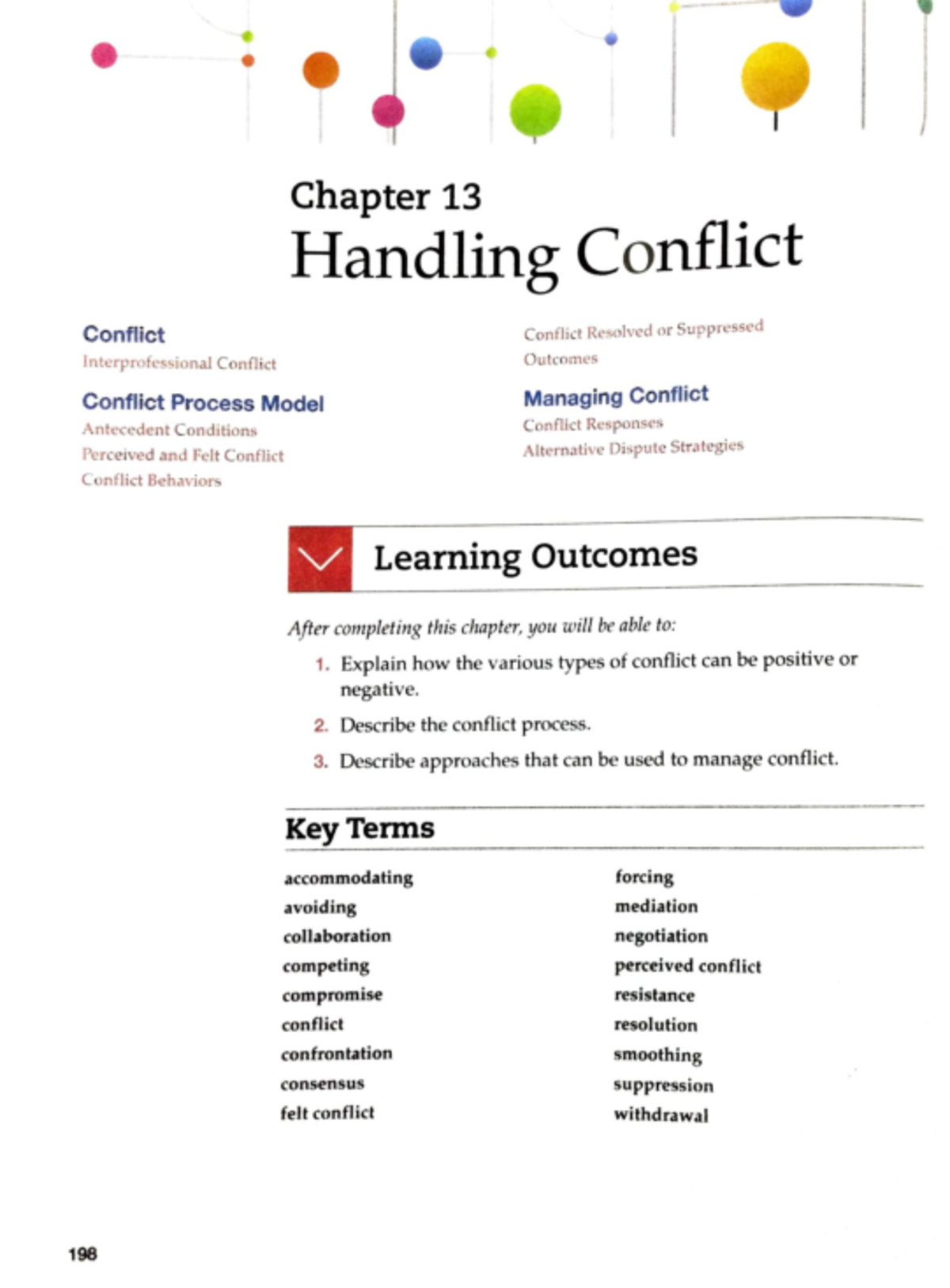 Chapter 13: Managing Interprofessional Conflict in Healthcare - Studocu