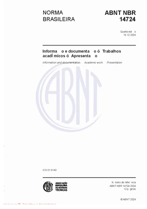 ABNT NBR 5892:2019 - Normas de Representação de Datas e Horas - Studocu