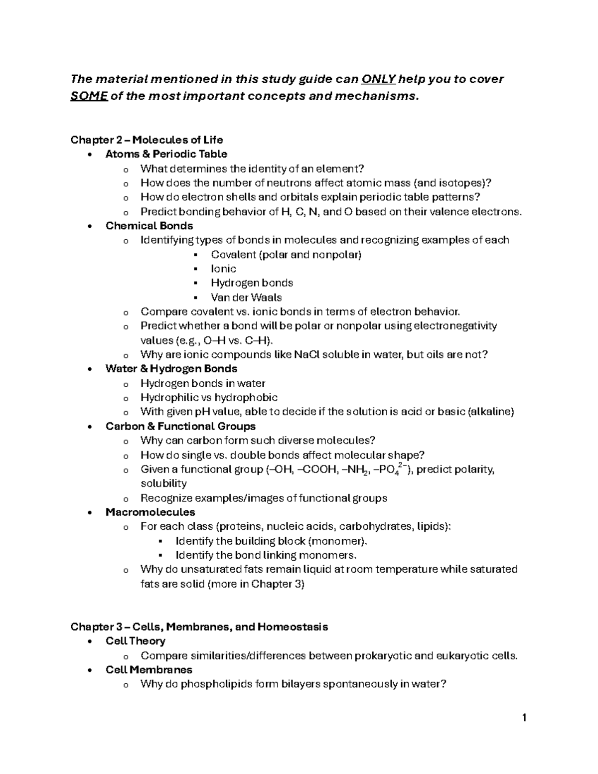 Eukaryotic RNA Processing & Protein Synthesis Study Guide (BIO 101 ...