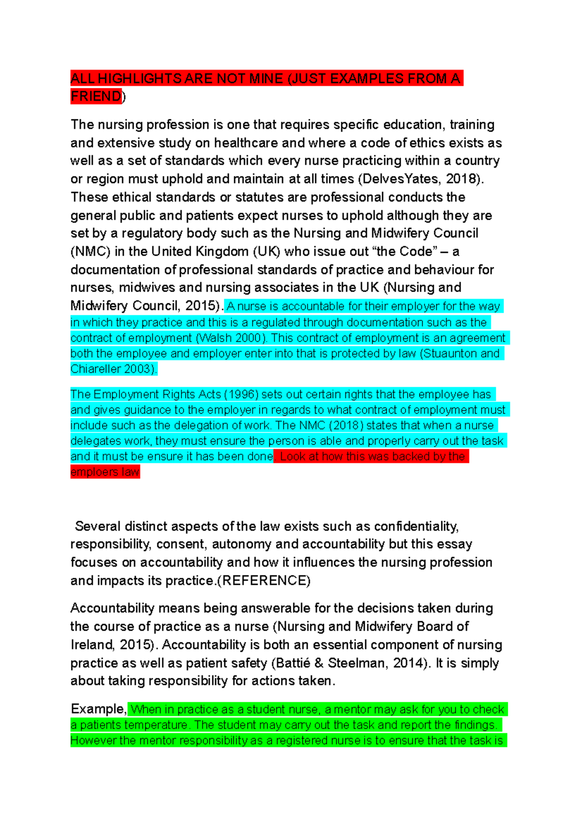 Accountability in Nursing Practice: Understanding Its Importance and ...