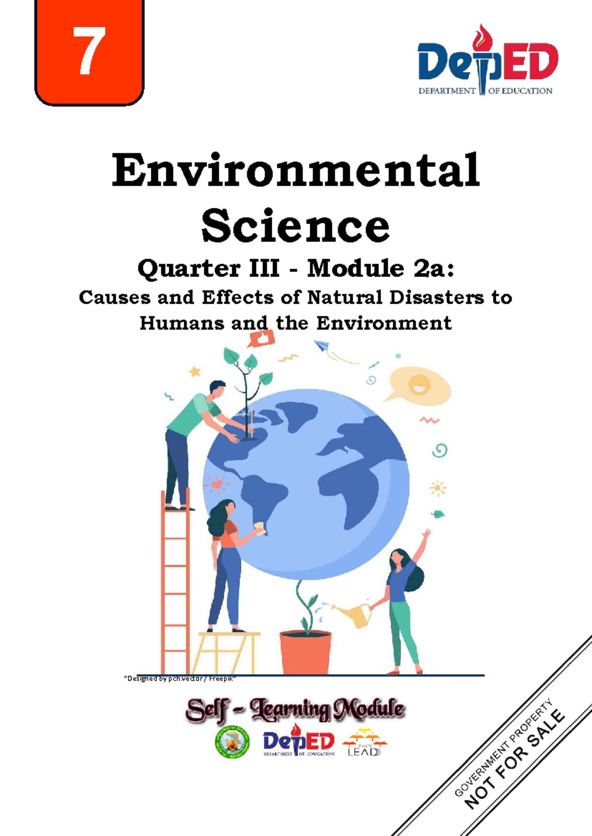 Q3W3-4 - Environmental Science Module 2a: Natural Disasters' Impact on ...