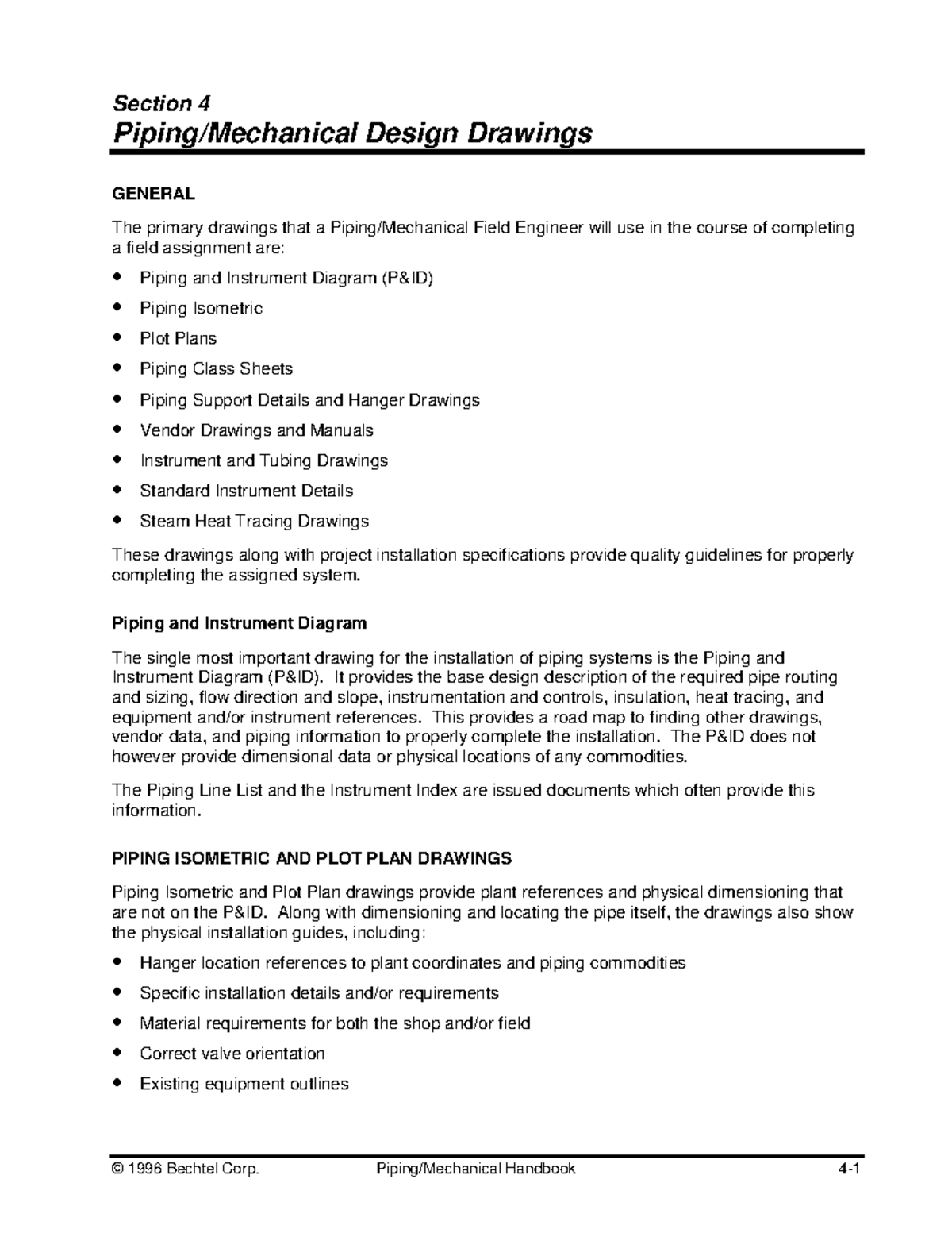 Final Exam Notes for Piping/Mechanical Design Drawings (04) - Studocu