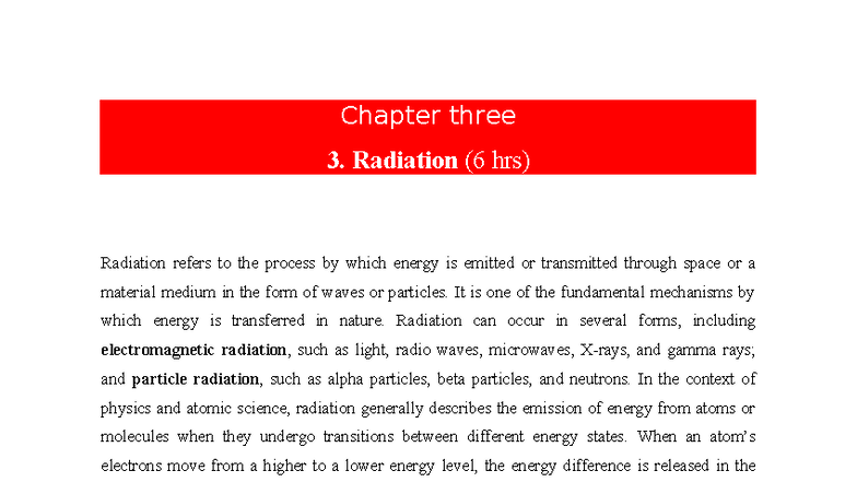 Chapter 3: Radiation and Atom-Light Interactions (2018) - Lecture Notes ...