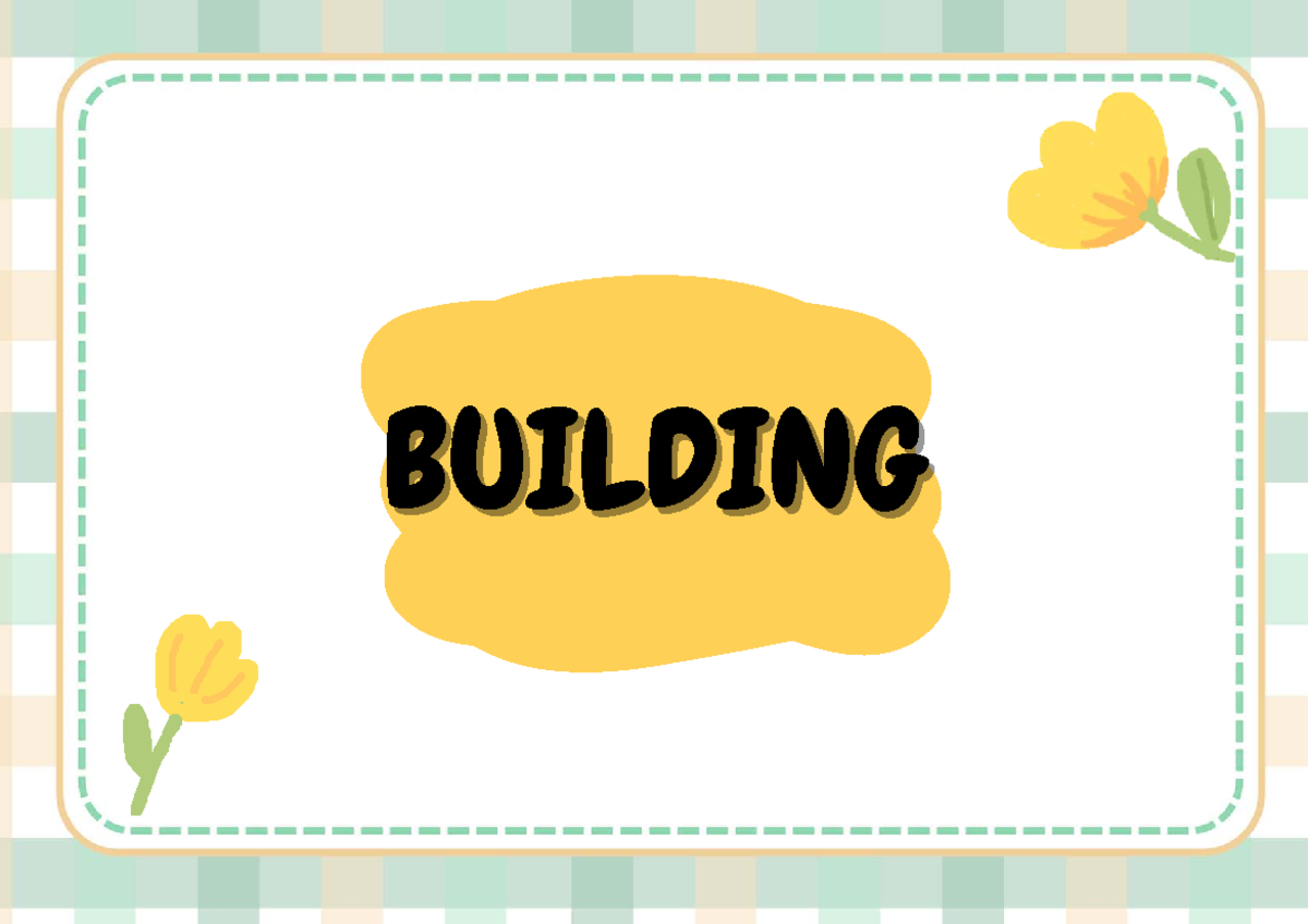 Buildings - ENG: Light & Heavy Construction Methods and Materials - Studocu