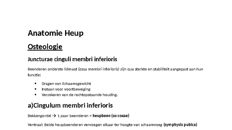 Anatomie Heup - Anatomie Heup Osteologie Juncturae cinguli membri ...