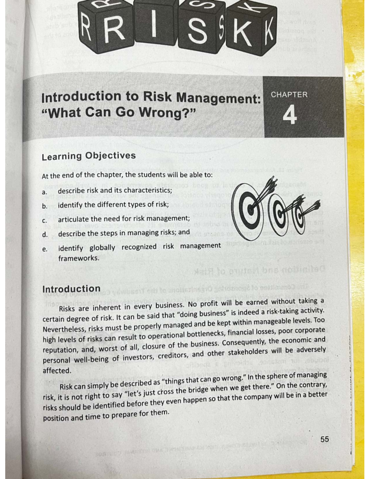 RISK Management: Understanding and Mitigating Business Risks - ACCTG ...