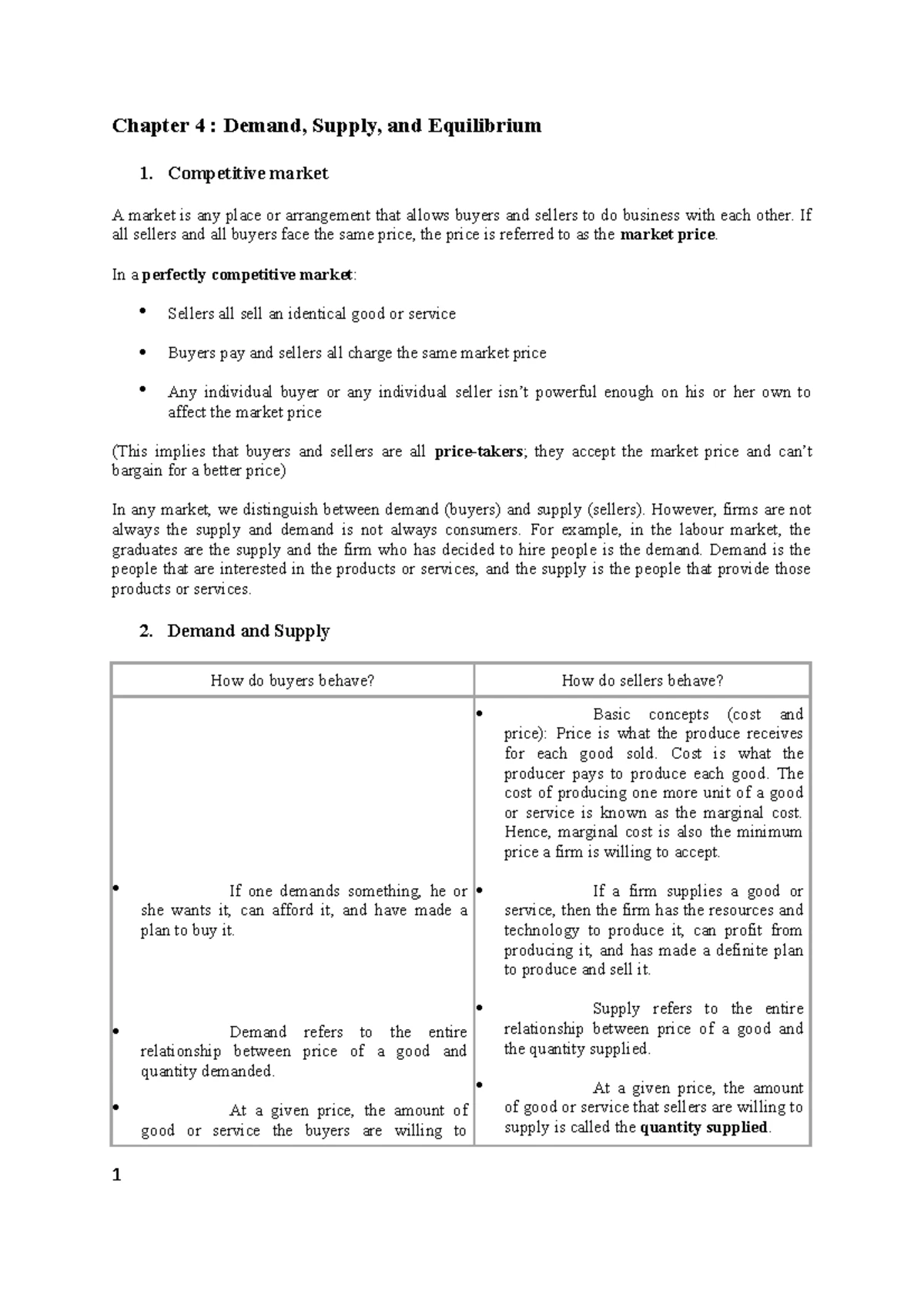 Econ Cheat Sheet: Key Concepts from Earlier Chapters - Studocu