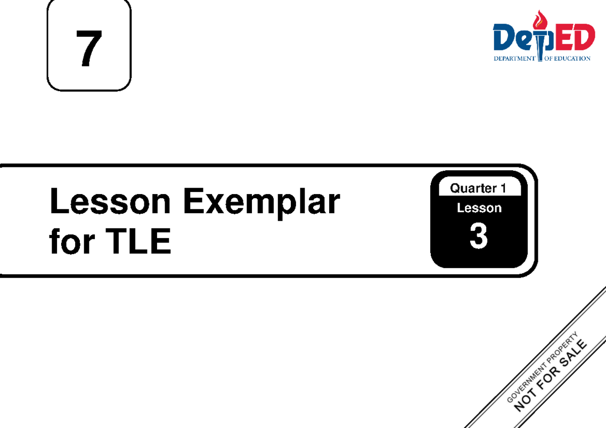 Q1 LE TLE 7 Lesson 3 Exemplar: Understanding Number Systems - Studocu
