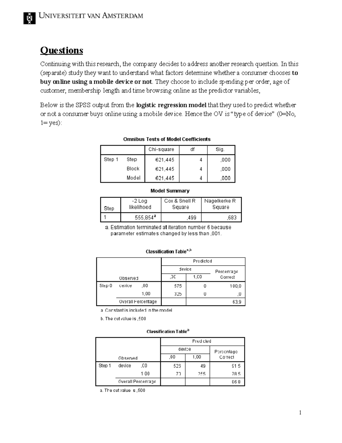 Logistic Regression Analysis in Consumer Mobile Purchasing Behavior ...