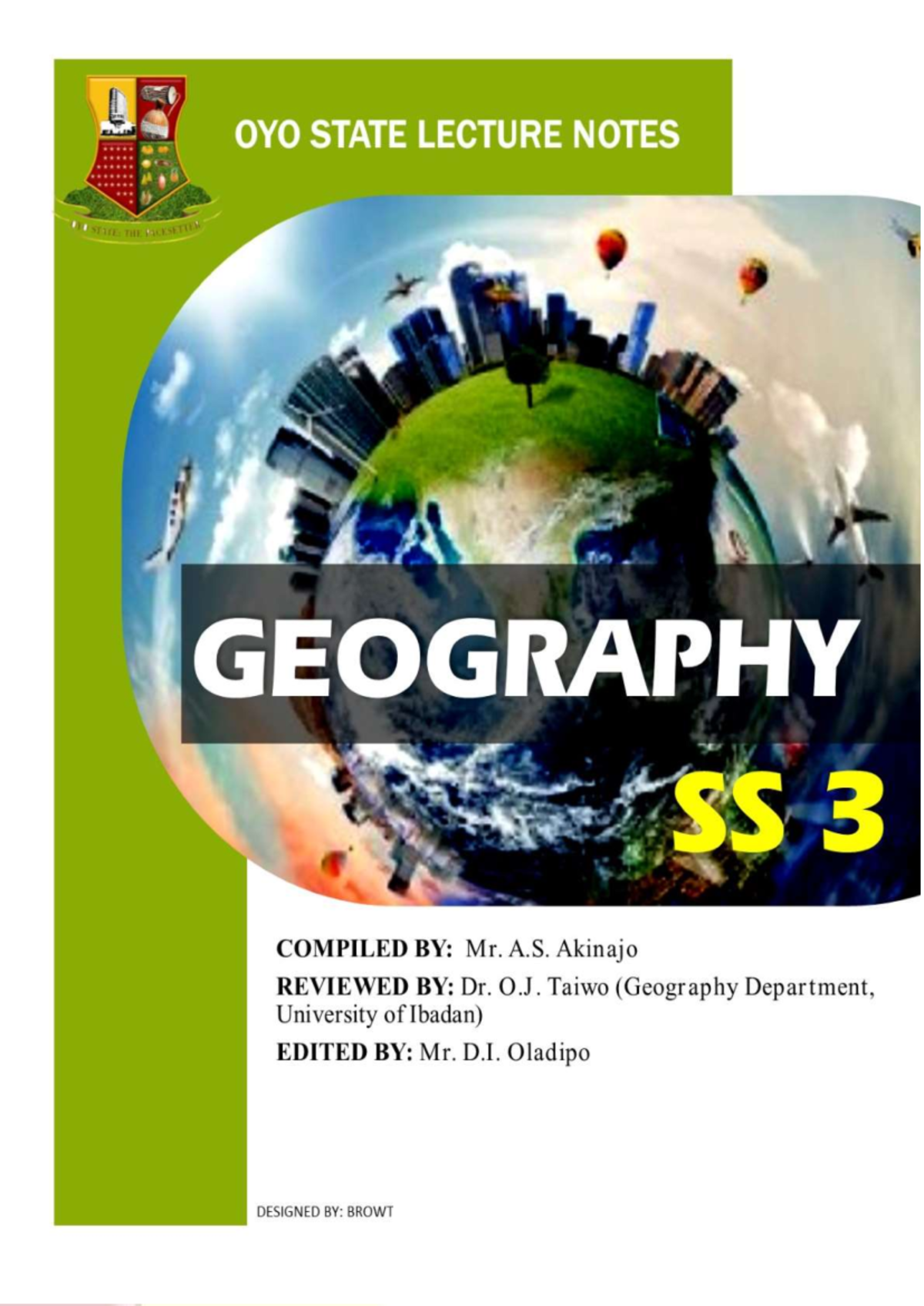 5883 SS3 - Geography Lecture Notes for First Term Summary - Studocu