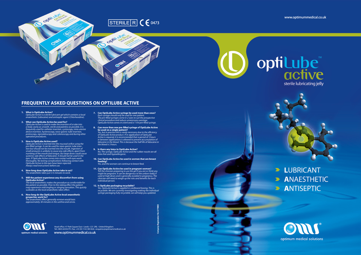 Opti Lube Active Brochure - What is OptiLube Active? OptiLube Active is ...