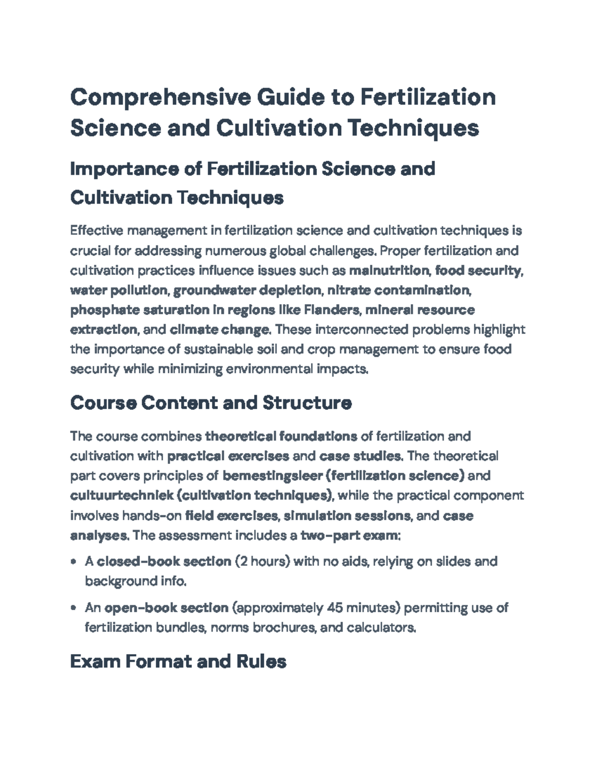 Comprehensive Guide to Fertilization Science and Cultivation Techniques ...