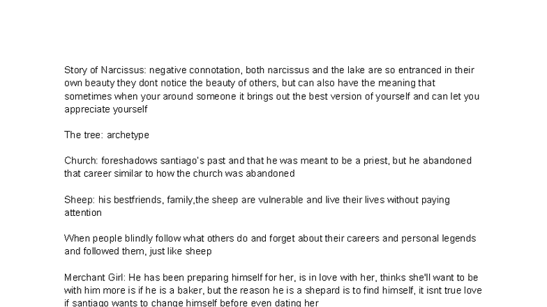 English Notes: Analyzing Archetypes and Personal Legends in Literature ...