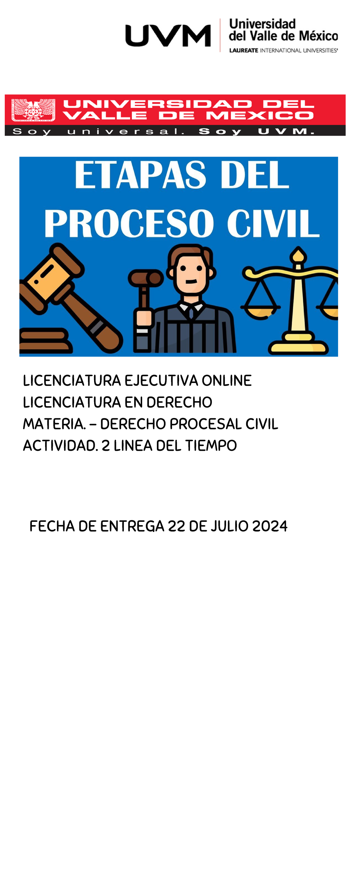 Infografía - Etapas del Proceso Civil (Derecho Procesal - 2024) - Studocu