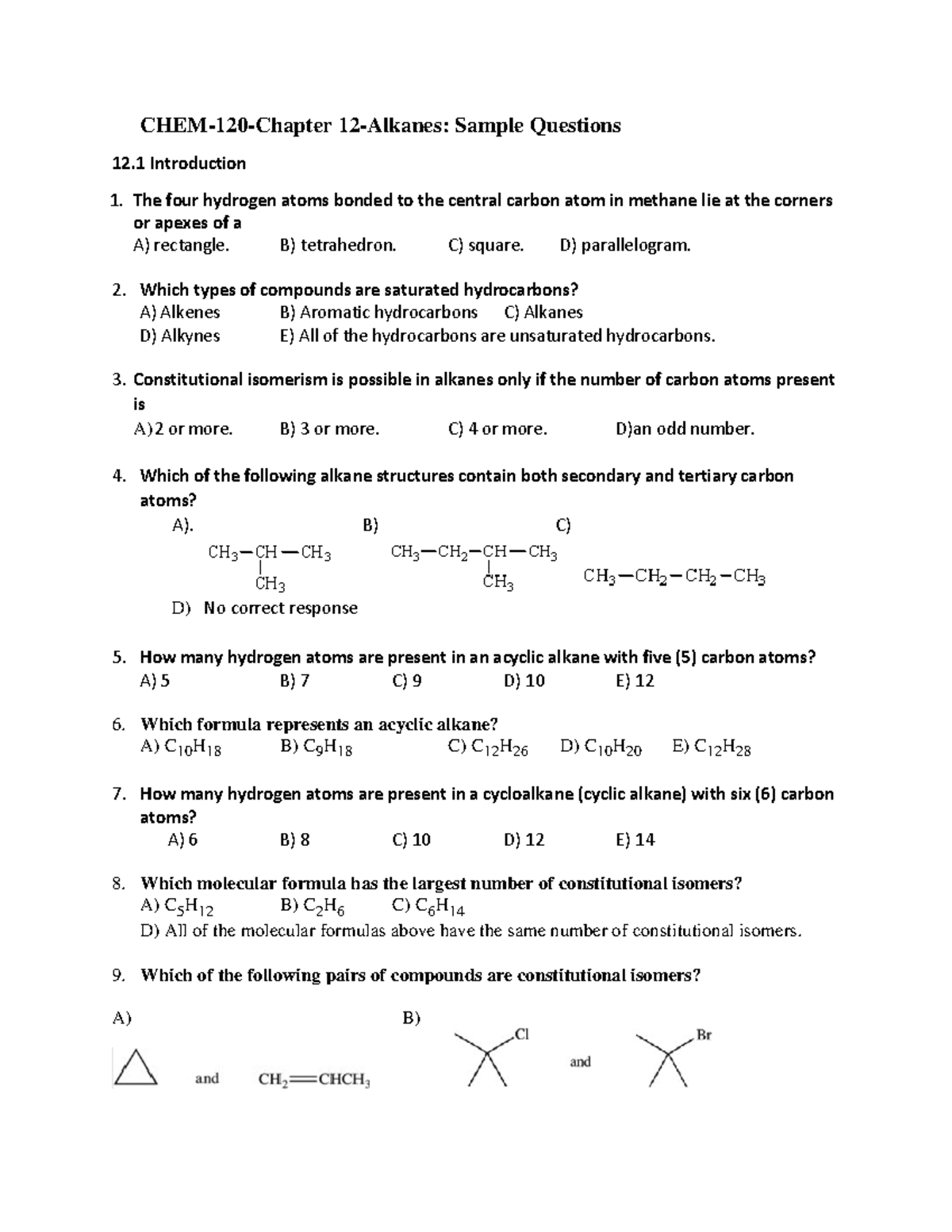 Chapter 12 Questions W19 with Answers b - Warning: TT: undefined ...