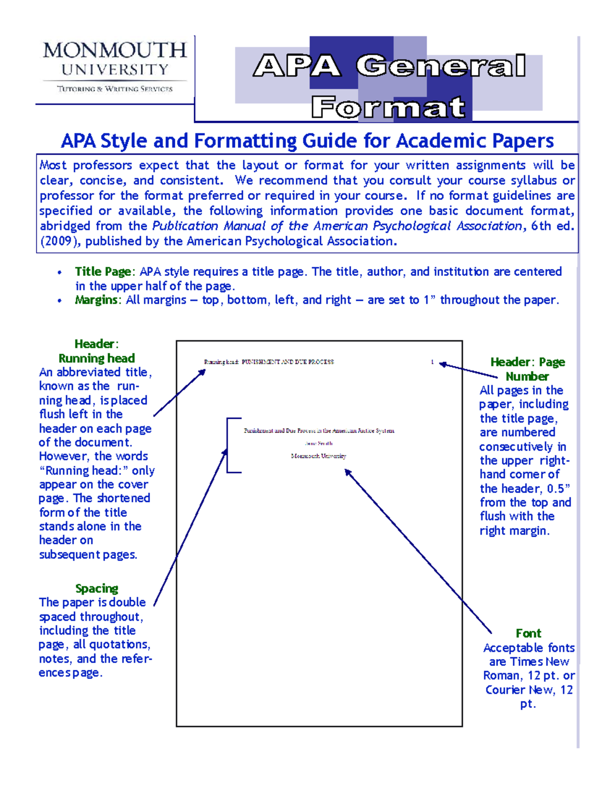 APA Style & Formatting Guide for Academic Papers (6th ed.) - Studocu