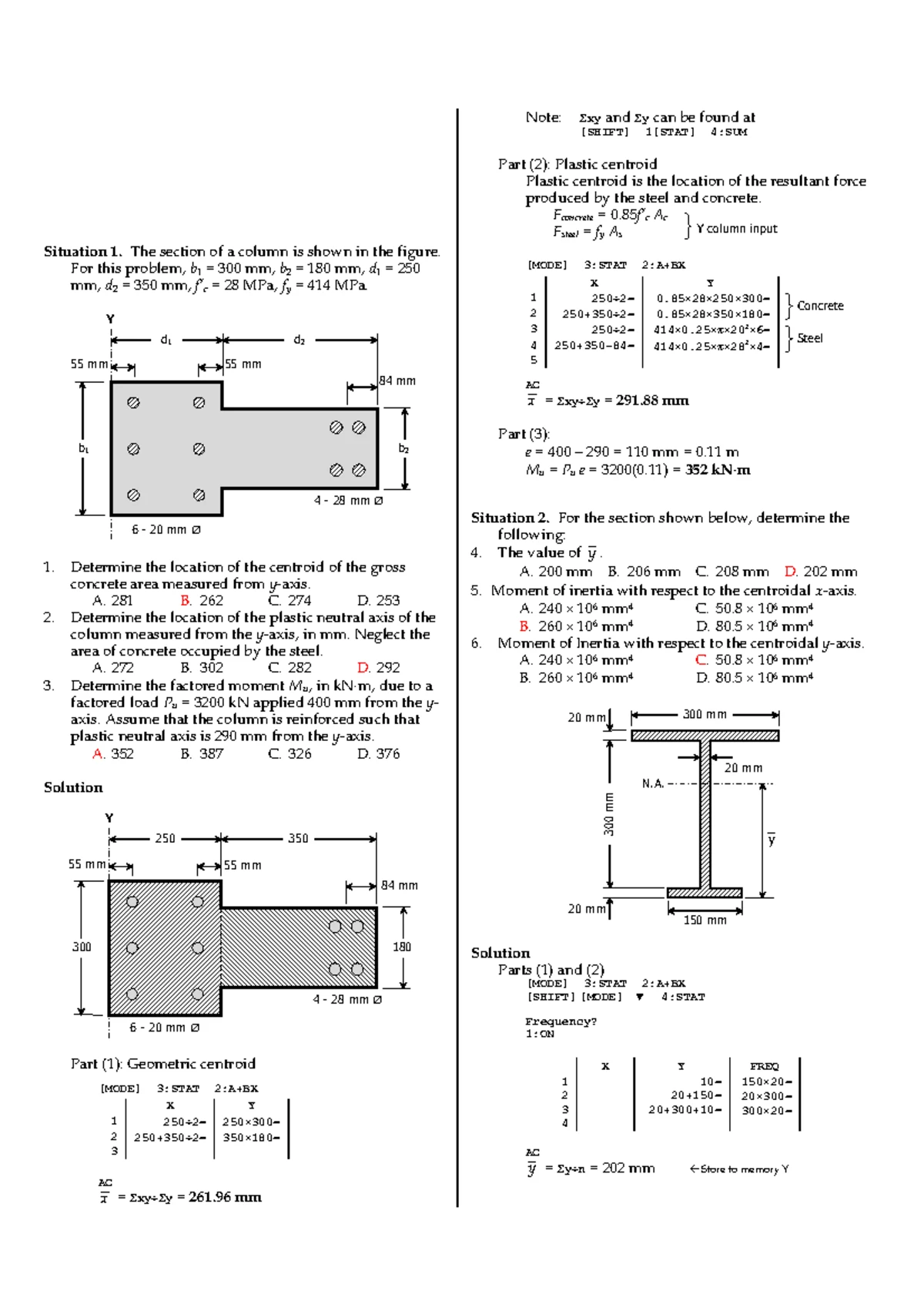 Plane and Solid Geometry Practice Problems - Topic 4: Plane and Solid Geometry Deals with the ...