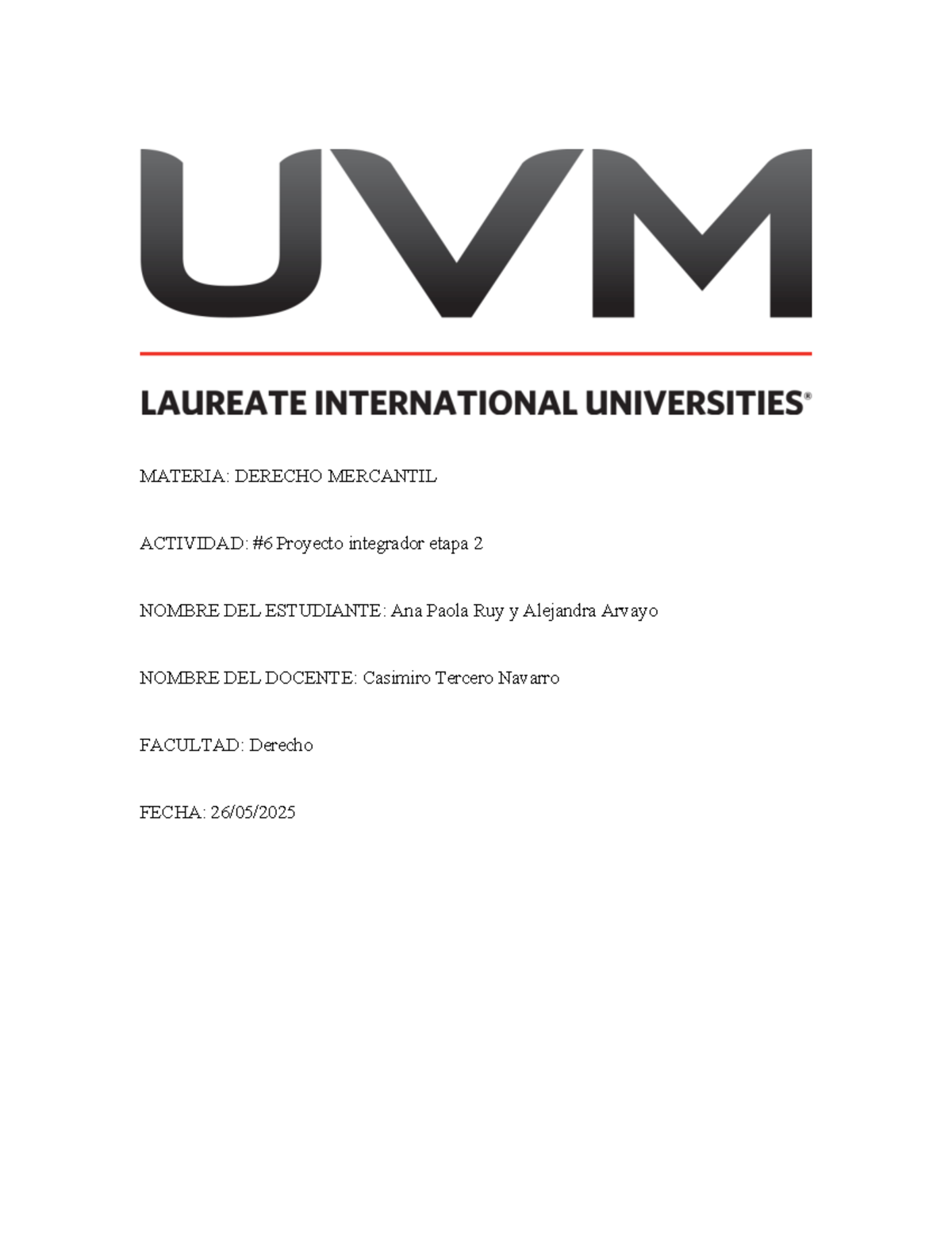 DERECHO MERCANTIL: Proyecto Integrador Etapa 2 - Contrato de Compraventa - Studocu