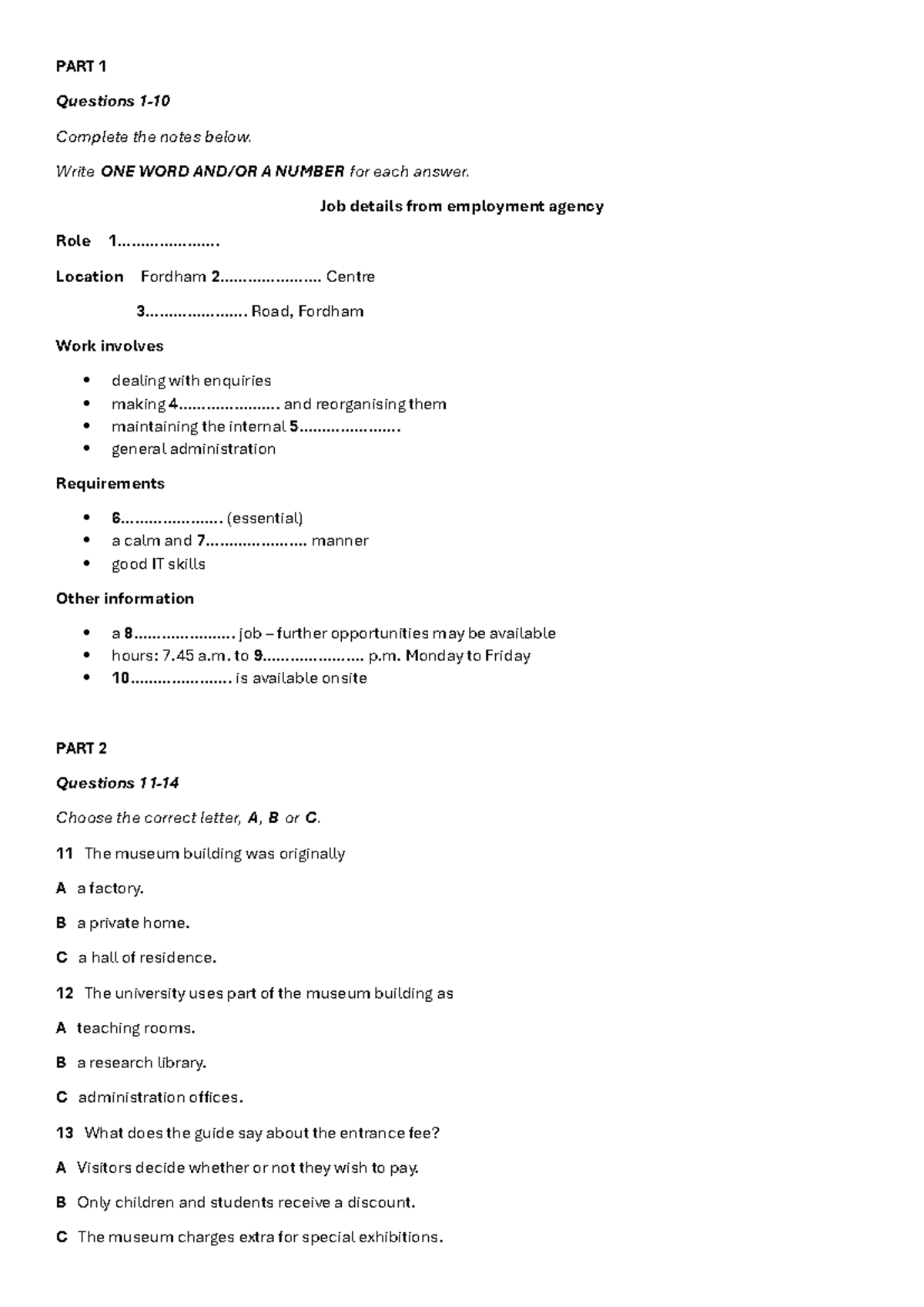Cam 18 Lis Test 4 - Complete Notes and Questions Analysis - Studocu