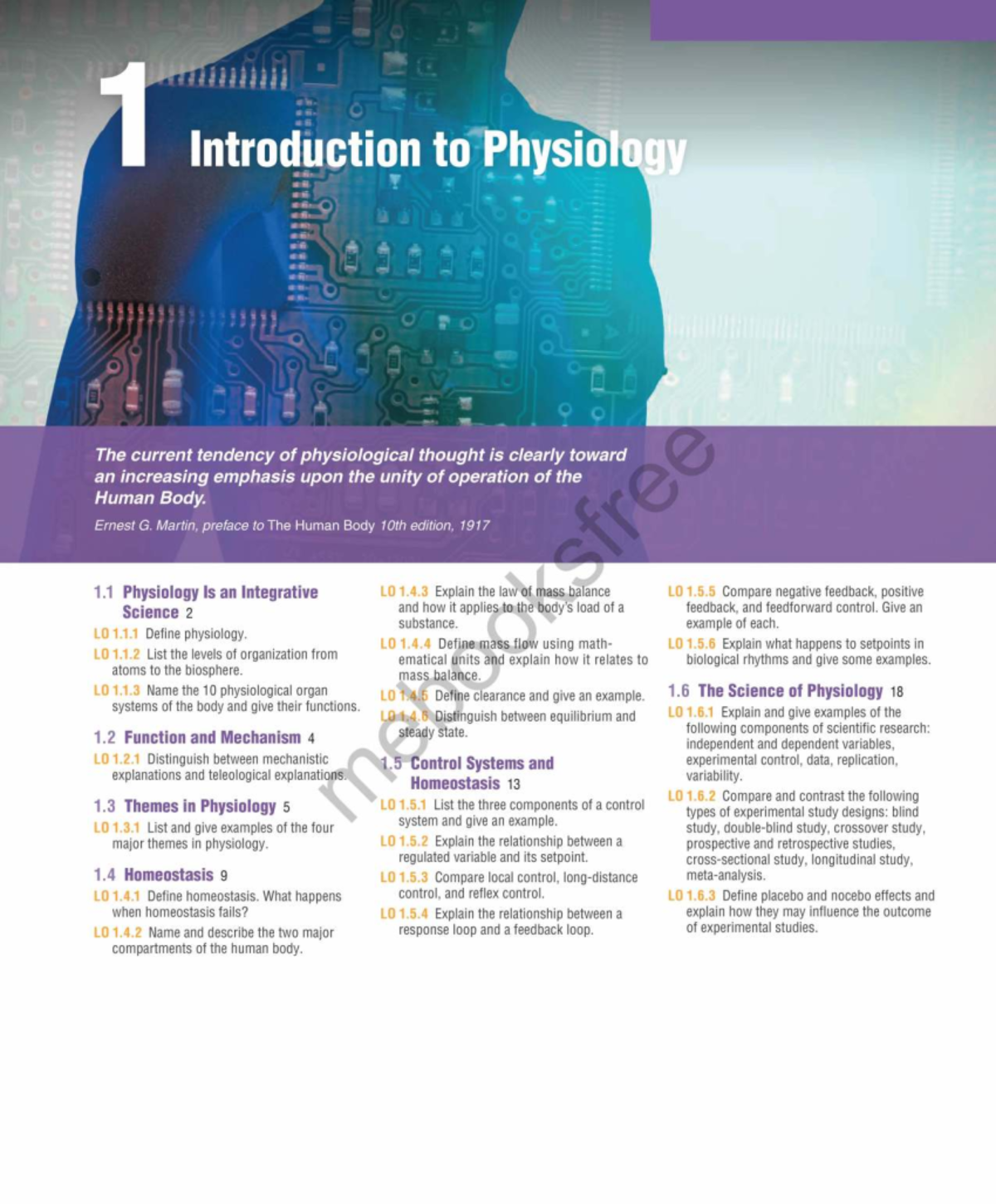 Physiology Overview: Key Themes, Homeostasis, and Control Systems ...
