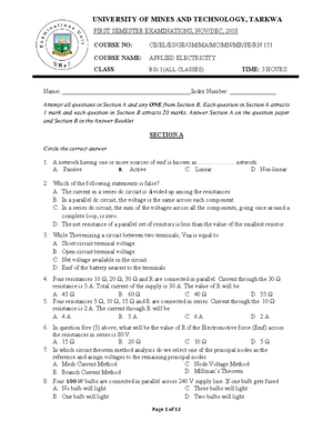 Introduction to Robotics Lecture Notes 1 - i TABLE OF CONTENTS CHAPTER ...