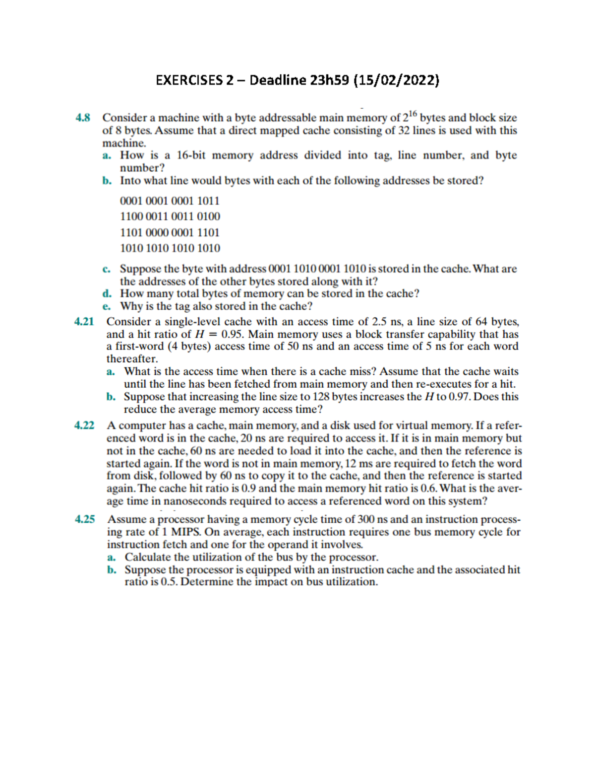 Exercises 2 - CEA201 FPT Submission Guidelines and Deadline - Studocu