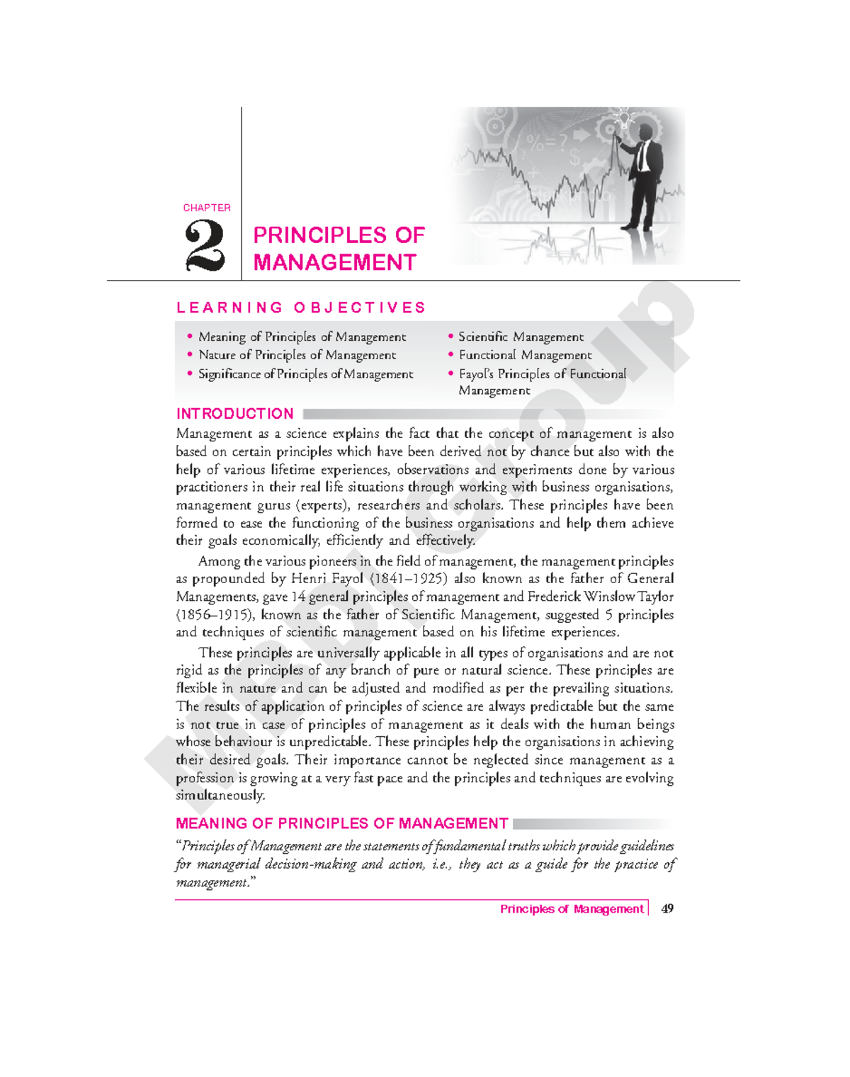 Principles of Management: Key Concepts and Significance (POM 101) - Studocu