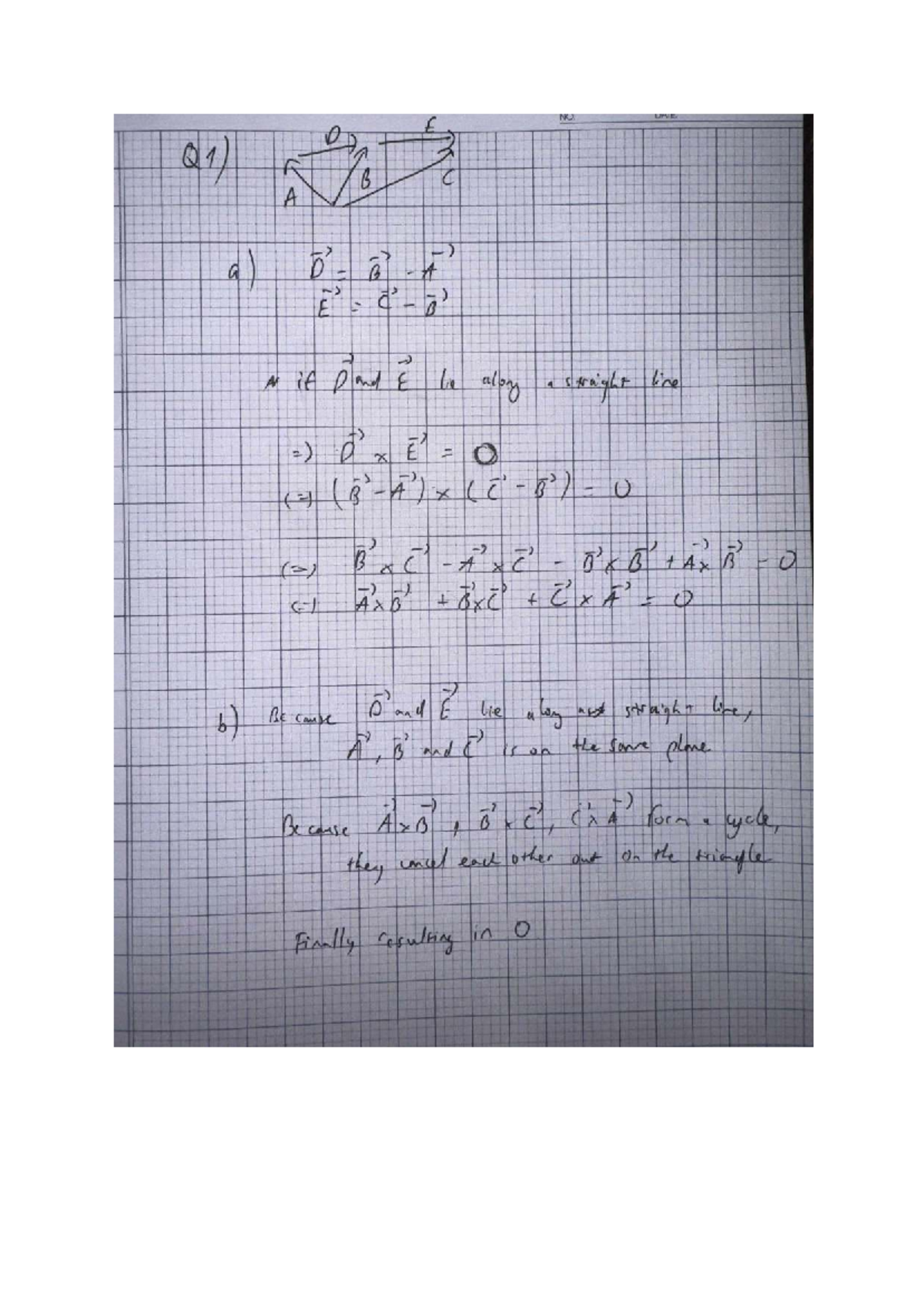 2451183 Quiz 1 - Analysis of Geometric Relationships - Studocu
