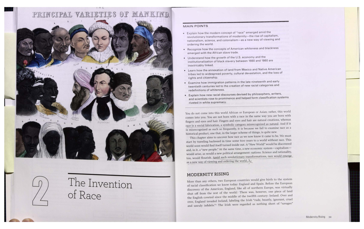 The Invention of Race: Historical Context and Societal Impacts (HIST ...