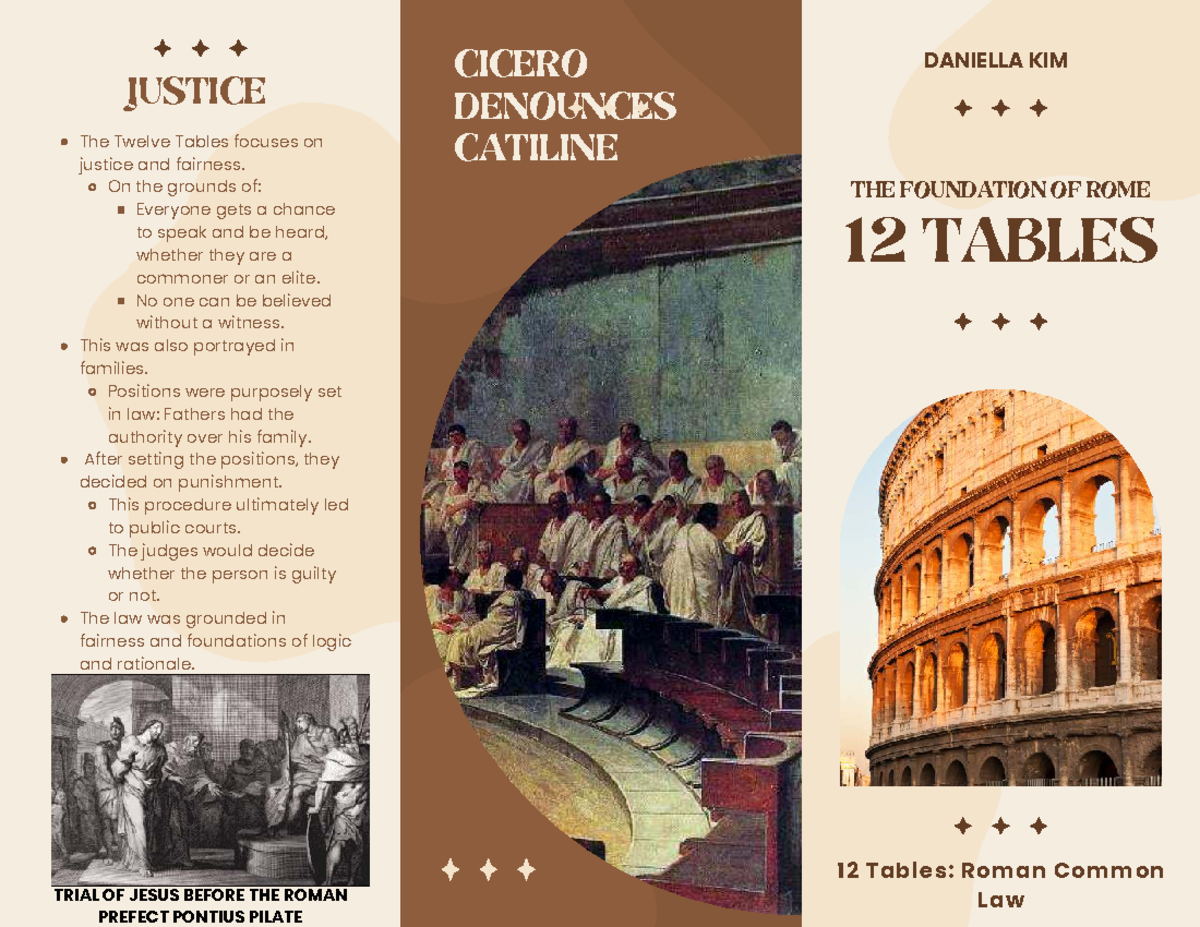 History ASG: The Twelve Tables and Justice in Rome - Studocu